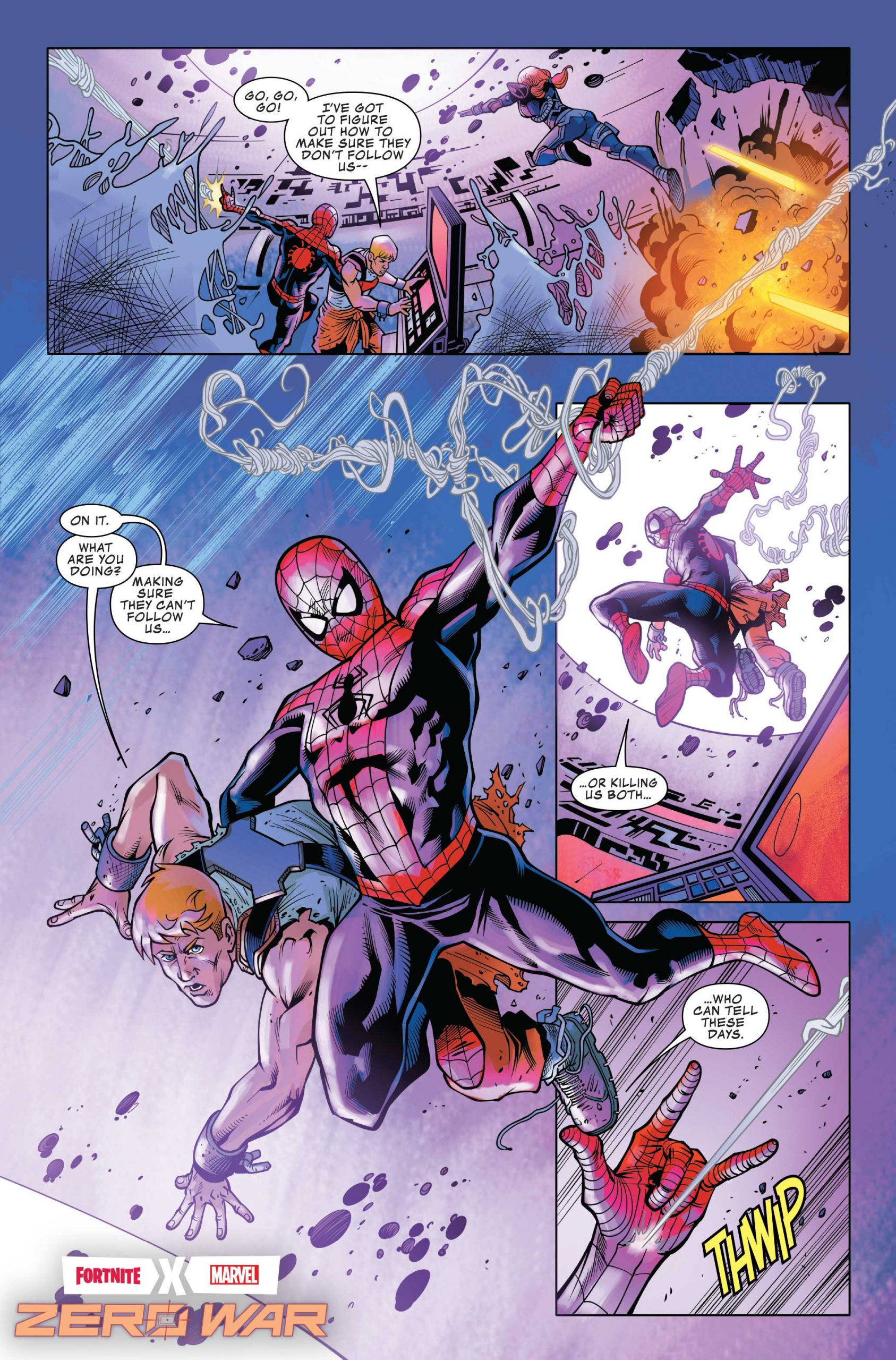 Marvel Comics Unveils FORTNITE X MARVEL: ZERO WAR #1 Preview - That ...
