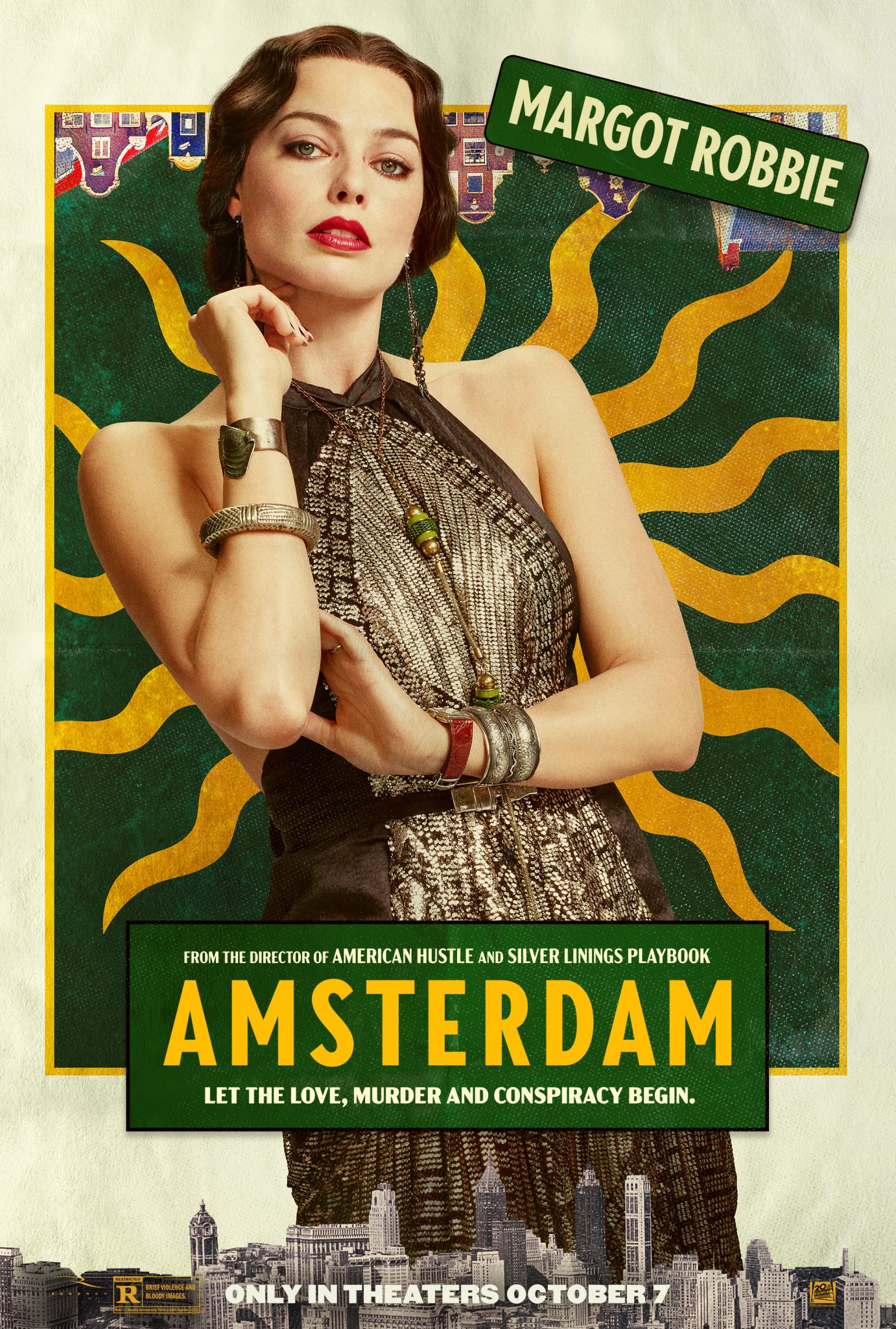 Meet the 'Amsterdam' Crew: New Character Posters For Bale, Robbie, & More
