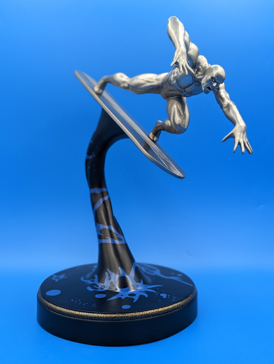 The Silver Surfer Premier Collection Statue Will Soar High In Any ...