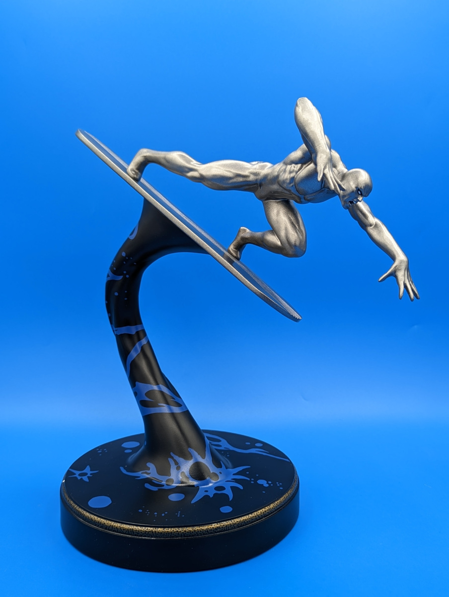 The Silver Surfer Premier Collection Statue Will Soar High In Any ...