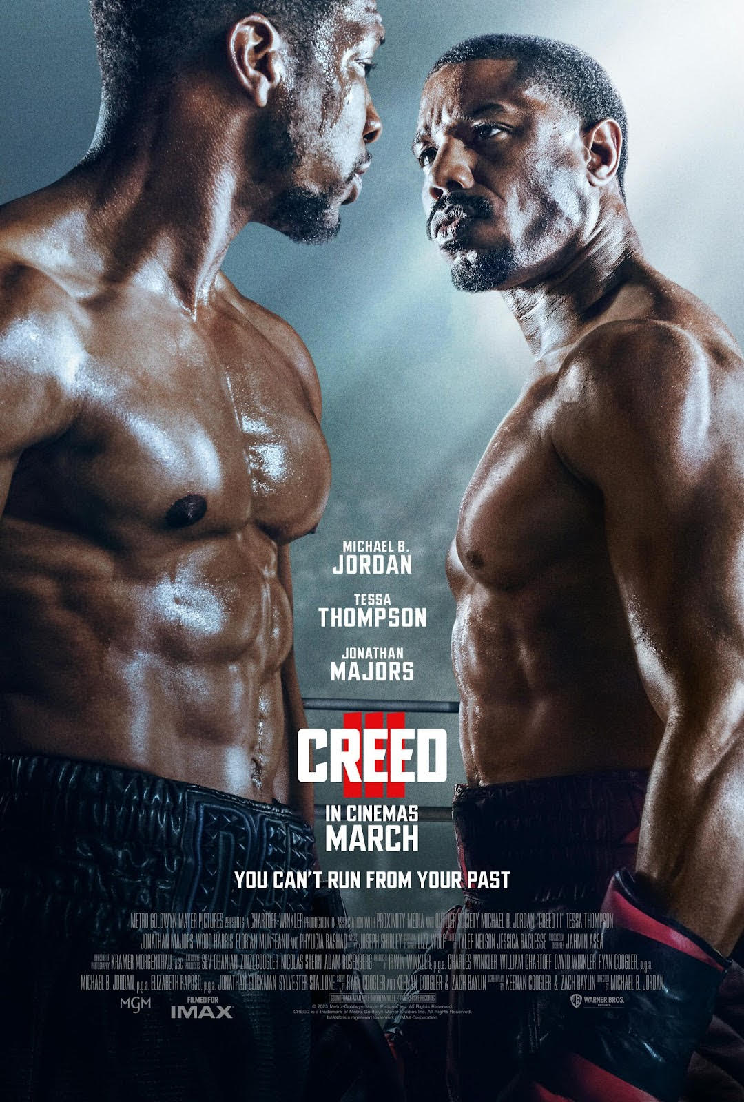 Creed III Drops International Poster Featuring Michael B. Jordan and Jonathan Majors
