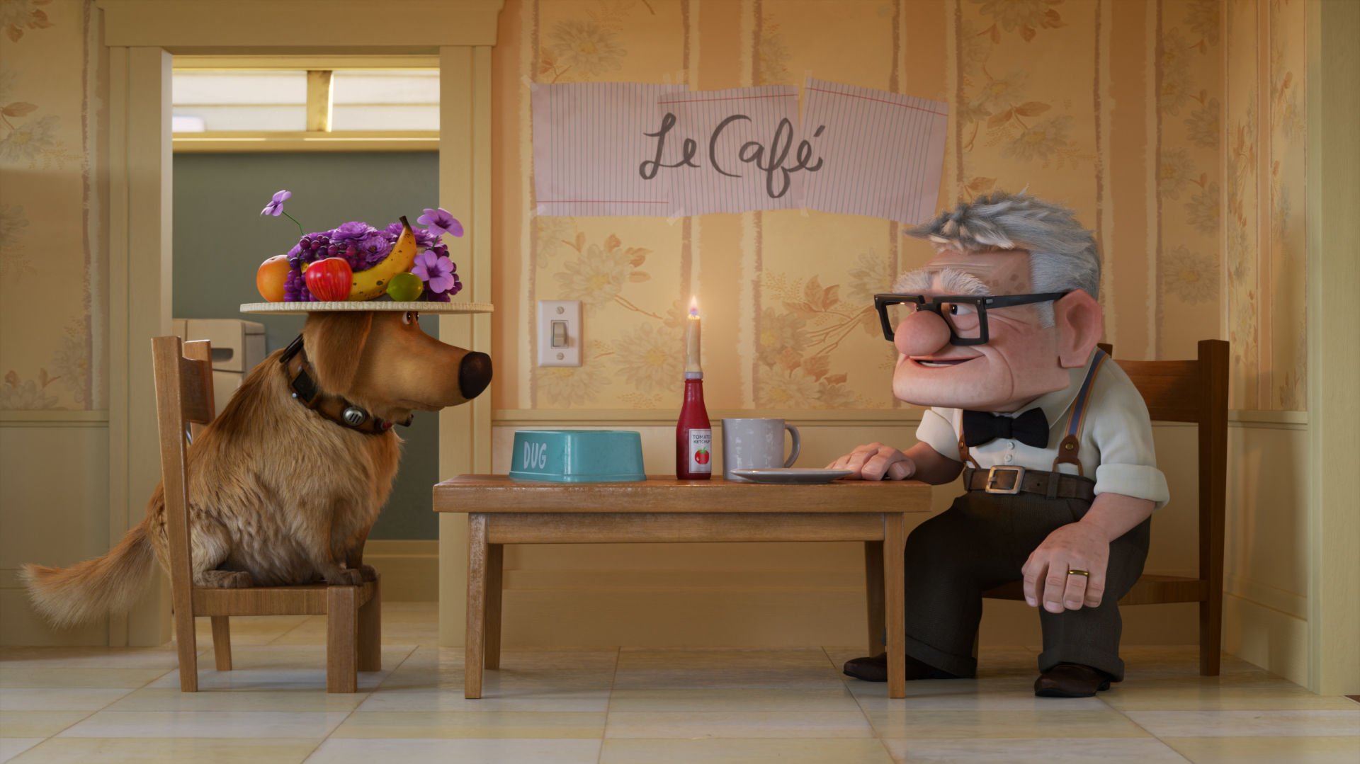 Dug Helps Carl Get Ready For A Date In New Pixar Short [Trailer]