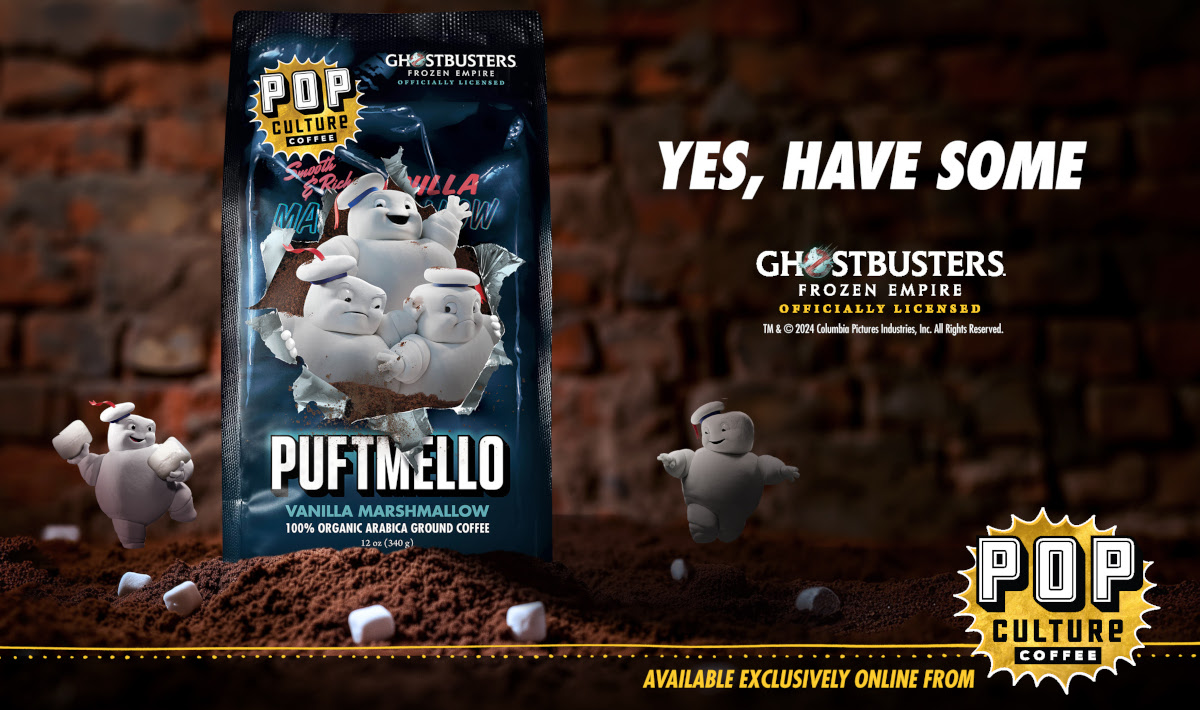 Pop Culture Coffee Debuts Ghostbusters: Frozen Empire Branded Coffee ...
