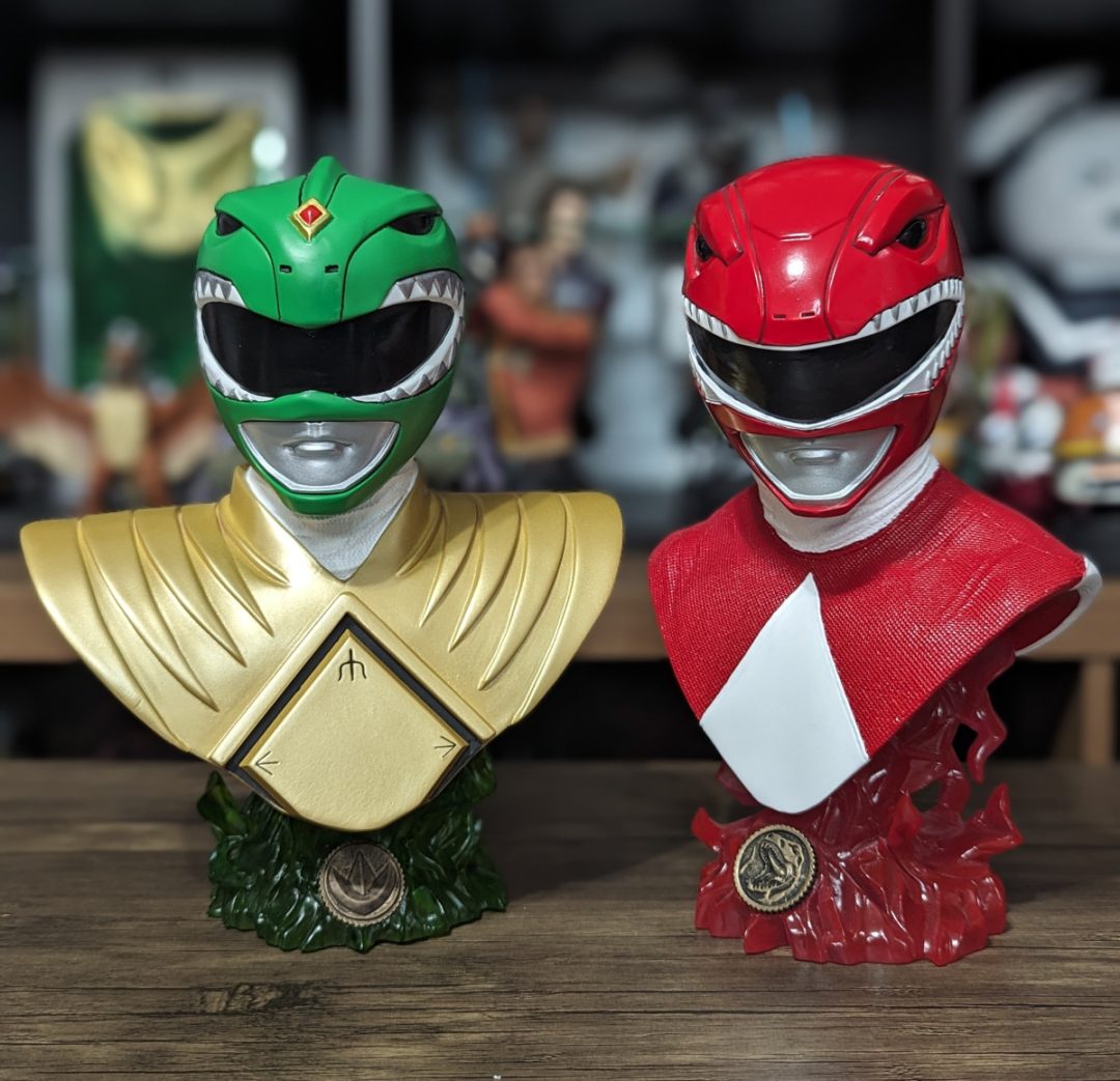 MMPR Green Ranger Legends In 3D Bust From Diamond Select Toys [Review ...