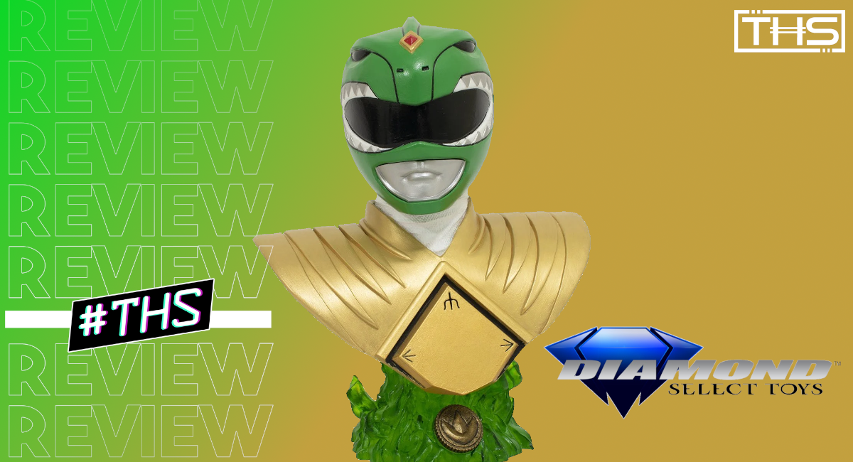 MMPR Green Ranger Legends In 3D Bust From Diamond Select Toys [Review ...