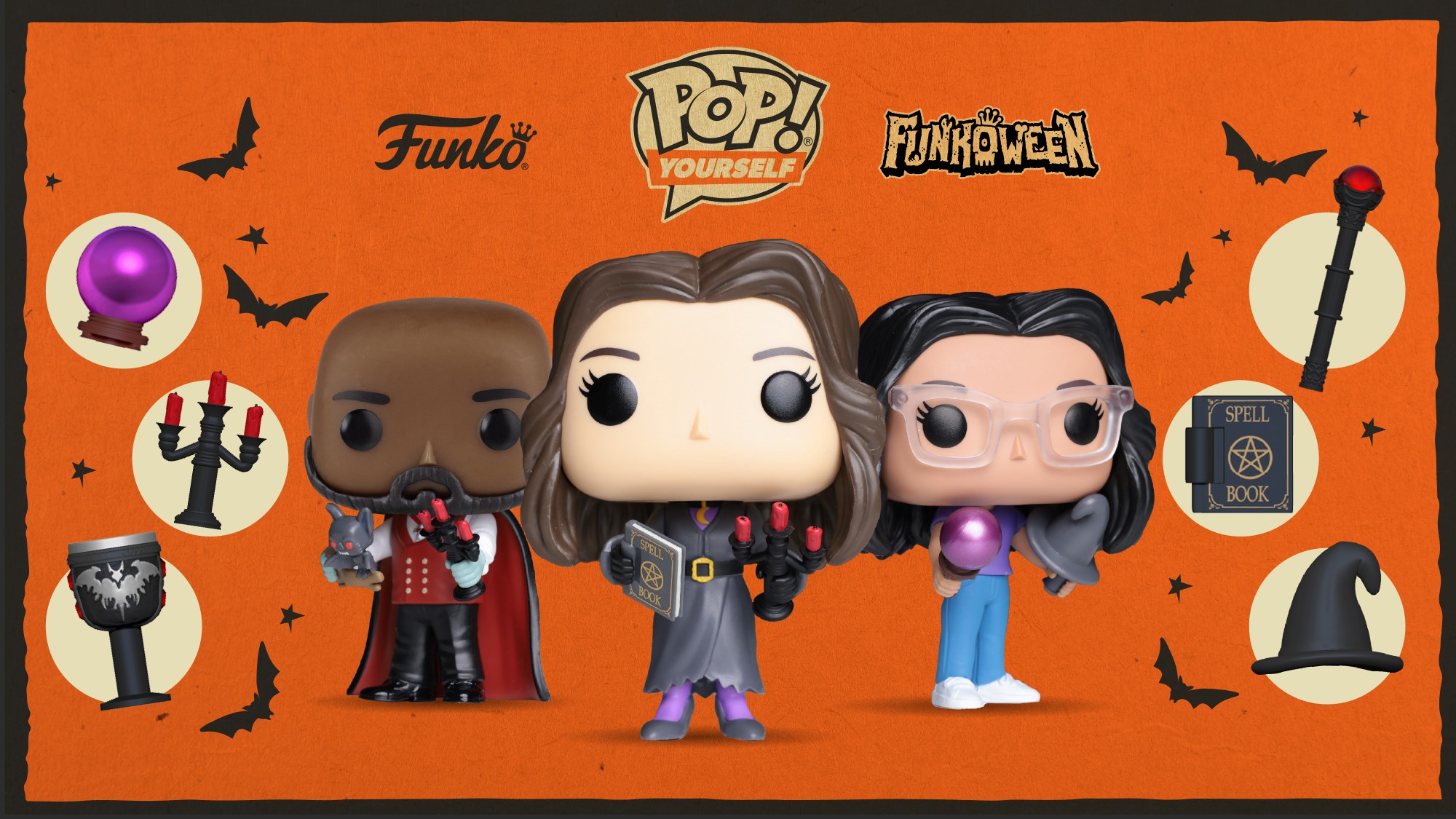 Funko Pop! Yourself Adds Vampire & Witch Looks In Time For Halloween