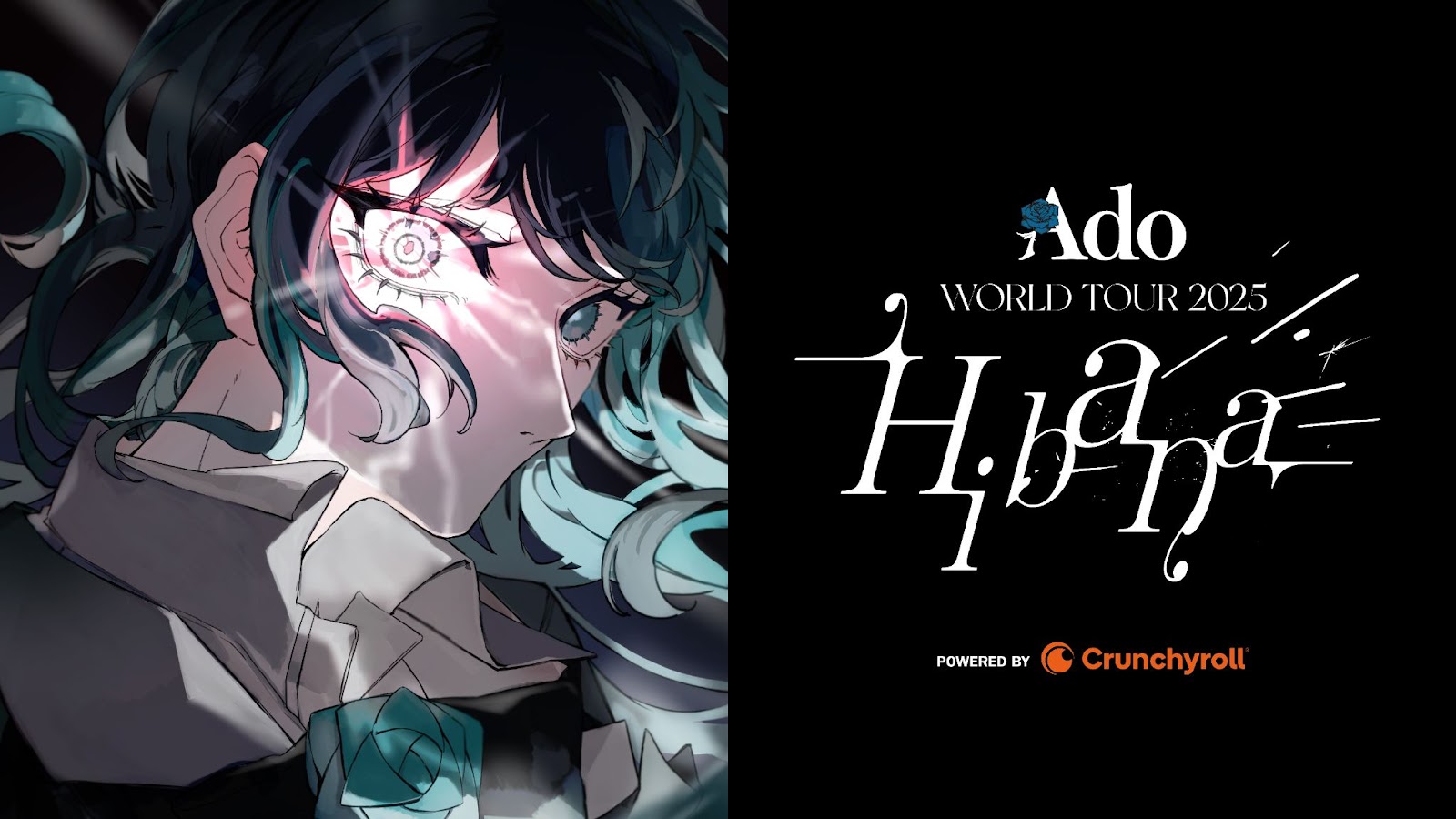 Ado WORLD TOUR 2025 “Hibana” Announced By Crunchyroll - That Hashtag Show