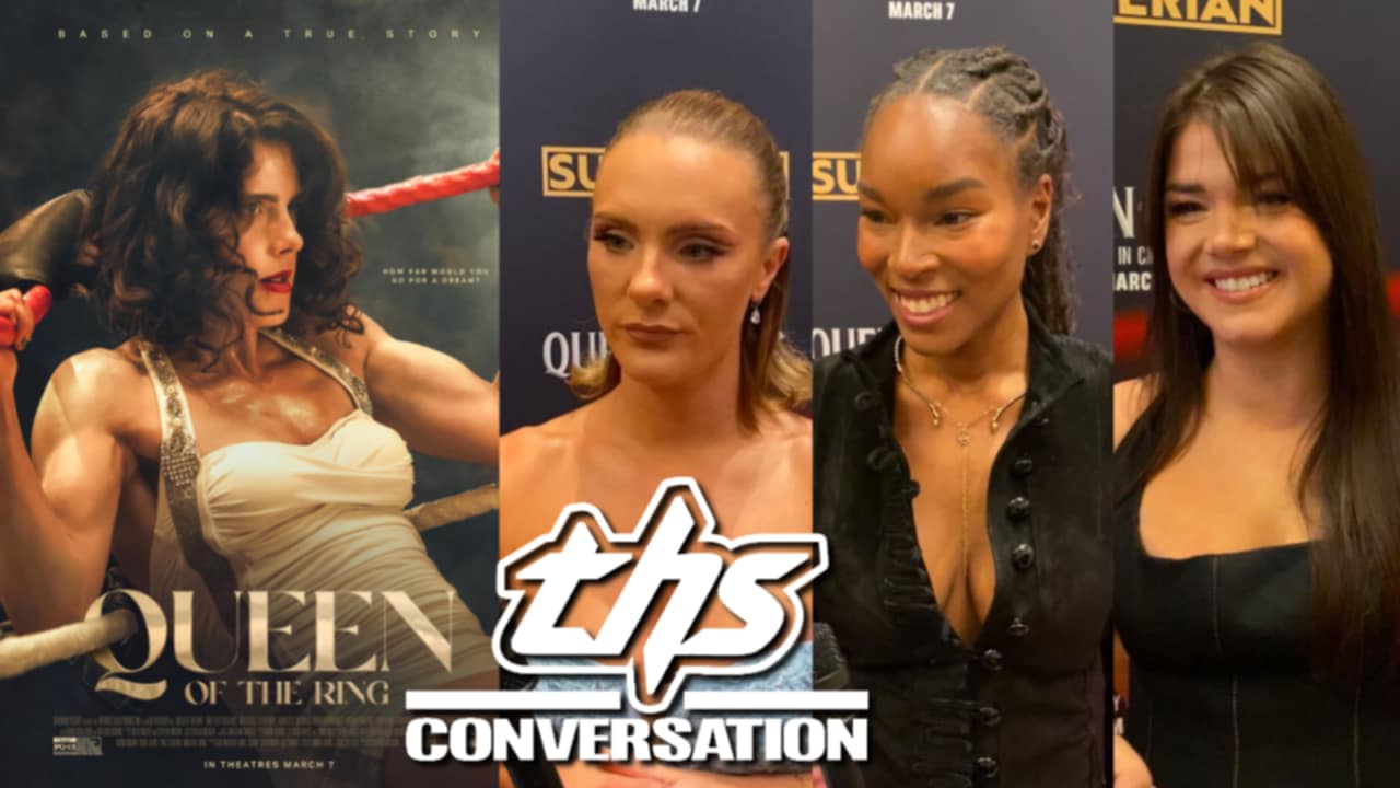 ‘Queen of the Ring’: Damaris Lewis, Marie Avgeropoulos, & Kamille Tag ...