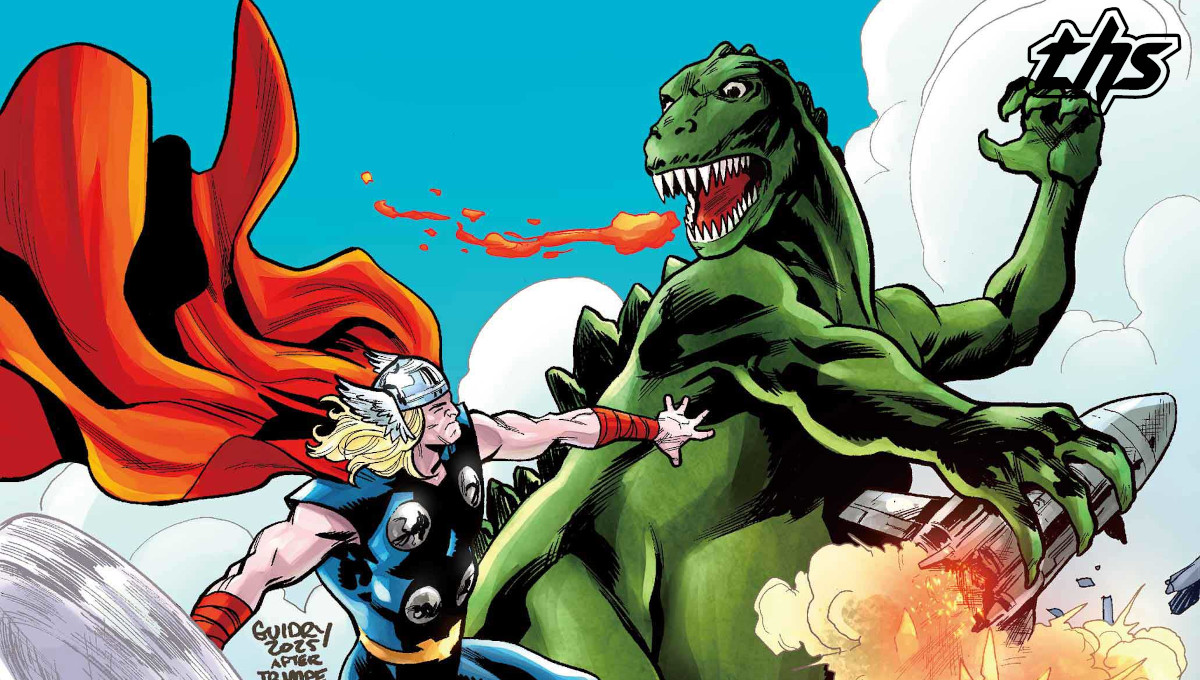 Godzilla Battles The God Of Thunder - That Hashtag Show