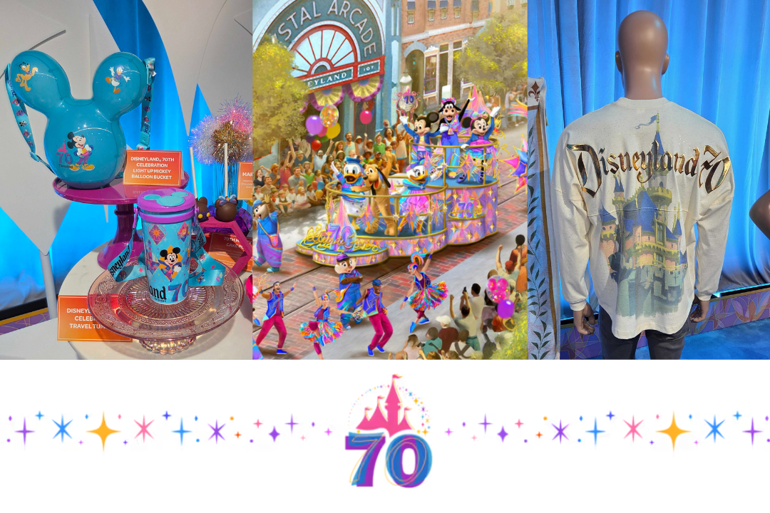 Sneak Peek Inside Disneyland’s 70th Anniversary Celebration - Merch ...